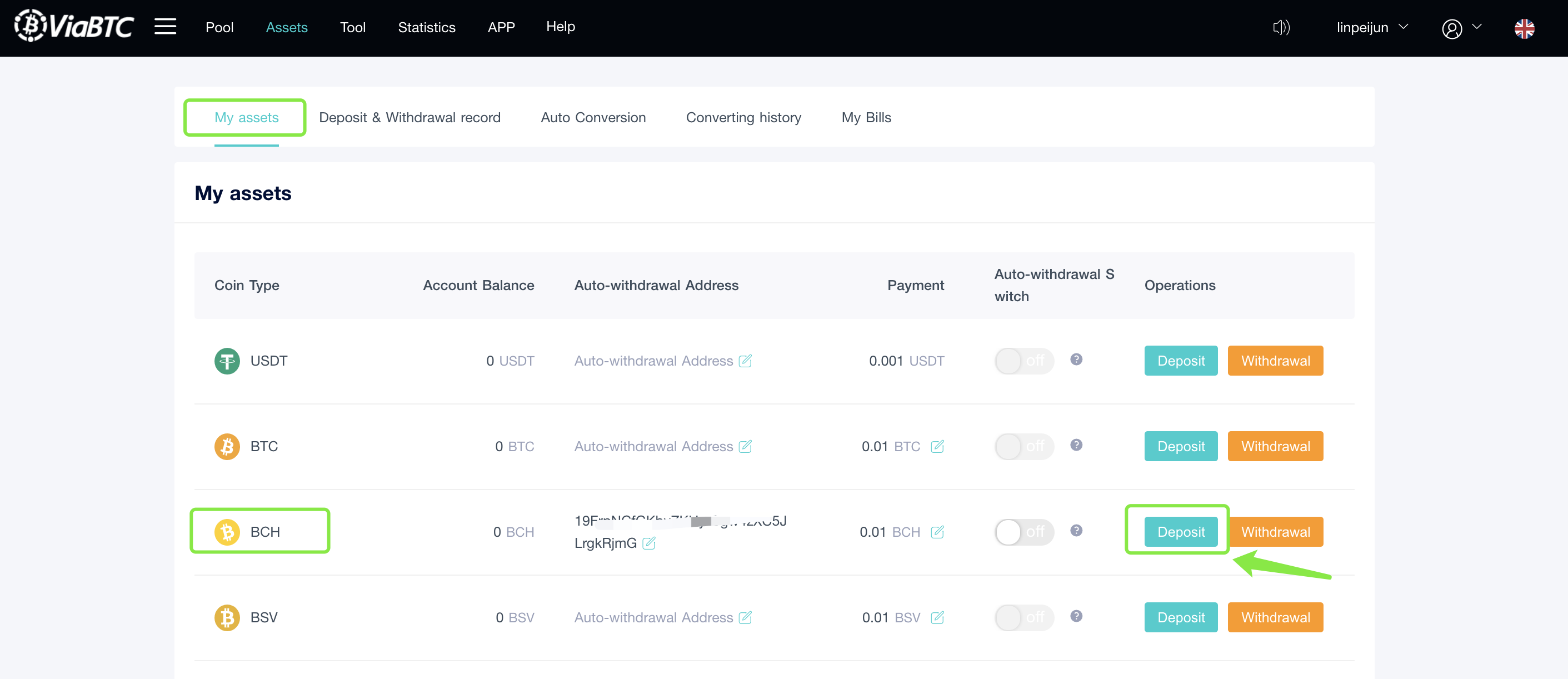 BCH/BTC address FAQ – ViaBTC